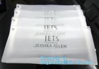 China Zipper Plastic bag for nail clipper Packing, slider zipper on top side gusset pvc packaging pouch, promotional prices sl for sale