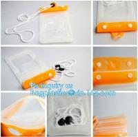 China Zipper Pouch Plastic Cosmetic Bag Pouch Vinyl Slider Zipper Bag, Zipper slider clear shopping plastic packaging bags for sale
