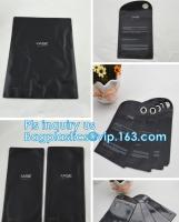 China Zipper Pouch Plastic Cosmetic Bag Pouch Vinyl Slider Zipper Bag, Zipper slider clear shopping plastic packaging bags for sale