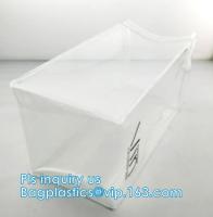 China Ice gel pack PVC Can bottle wine cooler bag, Promotional PVC Ice bag for wine, recyclable clear tall PVC wine ice bag for sale