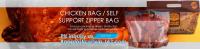 China Hot Deli bag Chicken stand up pouch bag, matt transparent frozen chicken BOPP/CPP packaging bag, Hot Chicken bag for sale