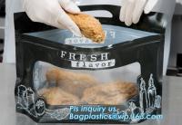 China Anti Fog Function Plastic Zipper Roasted Chicken Packaging Bag, slide zipper hot chicken bags/ roasted chicken plastic p for sale