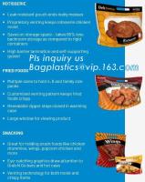 China chicken plastic bags for hot roast chicken packaging,with handle and zipper,anti-fogging, Turkey chicken roasted plastic for sale