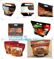 China Hot roast chicken bag/hot roast plastic packaging bag for duck,chicken,fish, Fried Chicken Packaging Clear Microwaveable for sale