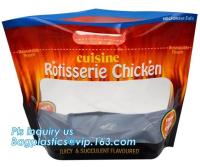 China Hot roast chicken bag/hot roast plastic packaging bag for duck,chicken,fish, Fried Chicken Packaging Clear Microwaveable for sale