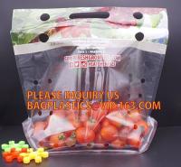 China Stand Up Roasted Chicken Packaging Bags With Zip Top hot roast, rotisserie chicken bag, microwaveable bag, slide plastic for sale