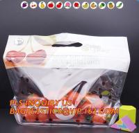 China Stand Up Roasted Chicken Packaging Bags With Zip Top hot roast, rotisserie chicken bag, microwaveable bag, slide plastic for sale