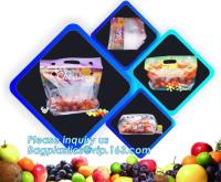 China Stand Up Roasted Chicken Packaging Bags With Zip Top hot roast, rotisserie chicken bag, microwaveable bag, slide plastic for sale