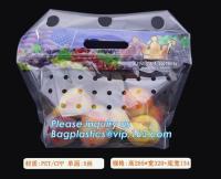 China Hang Hole Plastic Stand Up Cherry Bag Factory, Fresh fruit bag(Cherry/Lichi/grape), Perforated Standup Bag for Fruit Pac for sale