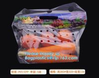 China Hang Hole Plastic Stand Up Cherry Bag Factory, Fresh fruit bag(Cherry/Lichi/grape), Perforated Standup Bag for Fruit Pac for sale