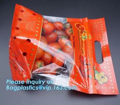 China fresh protect zipper packaging for cherry, Fruit Grape Cherry Vegetable Packing Protection Bag, Reliable Modified Atmosp for sale