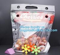 China fresh protect zipper packaging for cherry, Fruit Grape Cherry Vegetable Packing Protection Bag, Reliable Modified Atmosp for sale