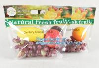 China slider k fruit bag with air holes for grape packaging bag, Stand up slider zipper fruit picking bag for apple, Fac for sale