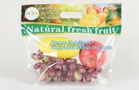 China slider k fruit bag with air holes for grape packaging bag, Stand up slider zipper fruit picking bag for apple, Fac for sale