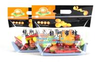 China Resealable zipper grape bag fruit packaging bags plastic slider bag, fresh fruit packaging slider zipper bag, vegetable for sale