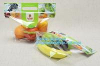 China Reusable PP PET PE Material Grape Packing Bags With Slider, slider zipper grape bag with holes, Custom Printing Freezer for sale