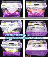 China FDA PE customized size slider Freezer Bags, FDA approval slider ldpe bag clear /transparent slider k storage plast for sale