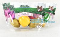 China slider zip lock packaging fruit bag for cheery and grape, Vegetable refrigerate used resealable k packaging bag for sale
