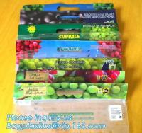 China Food service grape packing bag with slider/Red grapes packing bag/Plastic fruit bag, bag for fruit and vegetable package for sale