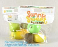 China Micro Perforated Plastic Bag For Vegetable bread fruit, bopp fresh vegetable packaging bag, Clear Fresh Vegetables Packa for sale