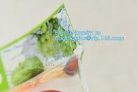 China Fresh Vegetables Packaging Plastic Bag, Fresh Fruit & Vegetable Packaging Plastic Fruit Bag with Handle, breathable opp for sale