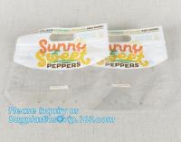 China Fresh Vegetables Packaging Plastic Bag, Fresh Fruit & Vegetable Packaging Plastic Fruit Bag with Handle, breathable opp for sale