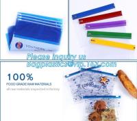China Slider Freezer Custom Transparent LDPE Plastic Waterproof k Storage Bag, Slider zipper clear plastic PE POLY water for sale