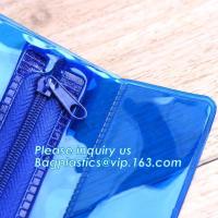 China Cosmetics packaging bags With Slider Zipper Top, vinyl pvc packaging bag with slider zipper, Promotional Clear Vinyl Zip for sale