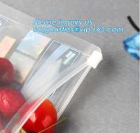 China Eco-friendly slider customized logo transparent plastic cosmetic bag, gift packing pvc k cosmetic makeup bags, Doc for sale