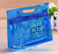 China Pvc Pouch good quality with zipper packing bag, matte frosted PVC slider zipper bag plastic bag with zipper/pvc zipper l for sale