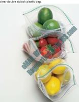 China Double Zipper Food Bags, Microwave Bags, Slider Bags, School Lunch Pouch, Slider grip bags Essential SealFresh & LockFre for sale