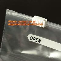 China MEDICAL SPECIMEN BAGS PATIENT PVC BAGS, double zip bag, Slider seal, Slider lock, Slider grip, Slider zip, Slider zipper for sale