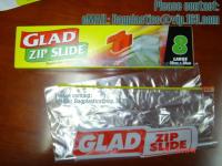 China high quality transparent slider zip lock bags for underware packaging, pvc slider zip lock, Lawn & Leaf Bags Foil Bags P for sale
