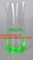 China Square Plastic Vase,Plastic Flower Vases, transparent PVC bag, vase pouch, stand up vase, plastic vase, floral bags pack for sale