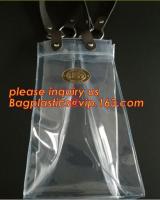 China promotional Wine tote Bag,wine tote Bag,promotional bag, personalized wine gift bags with handles, plastic wine bottle b for sale