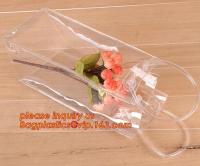 China Pvc handle bag for shopping, cosmetic packaging handle zipper top pouch printed transparent pvc bag, Stadium Top Handle for sale