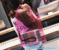 China top pvc handle bag, Beach Tote waterpoof Bag Pvc Handle Bags, biodegradable PVC shopping bags die cut handle bag with lo for sale