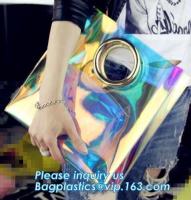 China Neon Mini Tinted Pvc Tote Bag, Neon Shopping Bag, fashion neon yellow PVC beach tote bag, neon laser shopping beach bag for sale