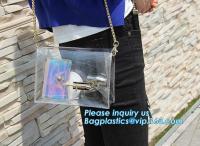 China mini clear pvc girls shoulder long strip bag, Woman Sweet Handbag Clear Jelly Transparent, PVC Shoulder Bag Tote Chic Be for sale