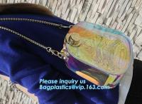 China adjustable shoulder strap women nylon pvc tote bag, Summer Beach Clear PVC Shoulder Bag DIY Transparent Clutch Tote Bag for sale