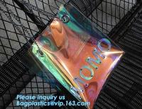 China Summer Beach Bag Vinyl PVC Transparent Small Tote Handbags Shopping Shoulder Bags, pvc waterproof shoulder beach bag, pa for sale