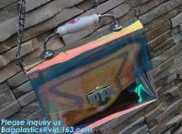 China pvc handbag with small bag, PVC Transparent Fashionable Handbag Shoulder Bag Crossbody handBag, pvc carrier, carrier han for sale