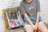 China PVC Clear Glitter Chain Shoulder Bag, PVC Shoulder Plastic Beach Bag, clear pvc gift handbags, shoulder beach pvc bags for sale