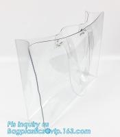 China PVC Clear Glitter Chain Shoulder Bag, PVC Shoulder Plastic Beach Bag, clear pvc gift handbags, shoulder beach pvc bags for sale