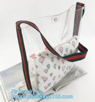China PVC summer waterproof transparent jelly beach shopping shoulder bag for women, Women Colorful Soft Candy Color PVC Handb for sale