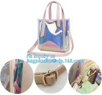 China Classical Colorful PVC Wallet Bag Pouch Bag shoulder bag, PVC Crossbody Bag For School Travel Girls, Tote Bag Clear Shou for sale