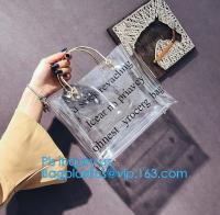 China Cheap PVC Single Shoulder Bag for Girl, summer hot sale shoulder PU PVC transparent bag, coating shopping bag tote bag s for sale