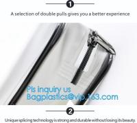 China Clear Carry On Travel Toiletry Bag PVC Travel Cosmetic Makeup Bag, Outdoor travel solid durable transparent PVC zipper b for sale