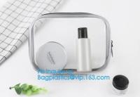 China Clear Carry On Travel Toiletry Bag PVC Travel Cosmetic Makeup Bag, Outdoor travel solid durable transparent PVC zipper b for sale