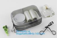 China Clear Carry On Travel Toiletry Bag PVC Travel Cosmetic Makeup Bag, Outdoor travel solid durable transparent PVC zipper b for sale